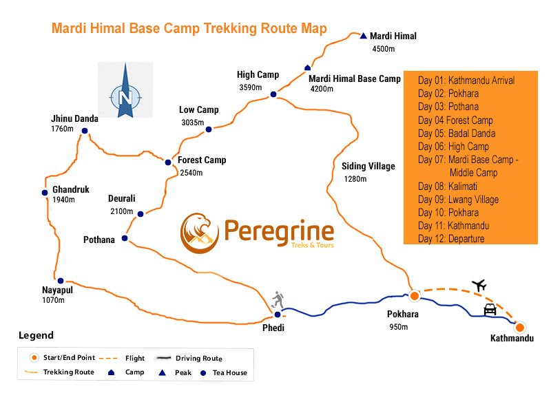 10 Days Mardi Himal Trekking, Best price guarantee